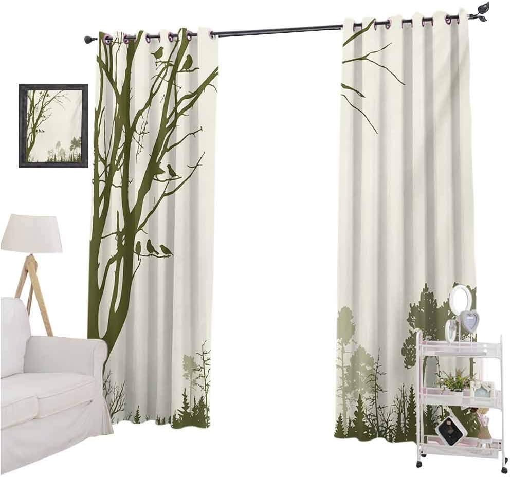 Aishare Store Thermal Insulated Drapes, Nature Theme The Panorama of a ...
