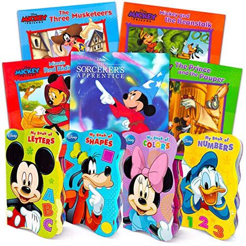 Amazon.com: Disney Mickey Minnie Mouse Books Set for Toddlers Kids ...