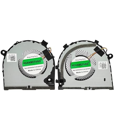 CPU GPU Dual Fan Set Dell Laptop Cooling Fan Replacement For Inspiron ...