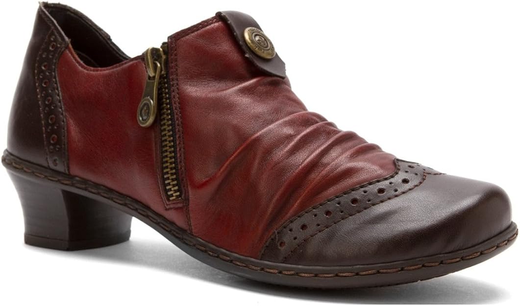 Amazon.com | Rieker Womens 52173 Louise 73 Testadimoro/Rubino Bogota ...