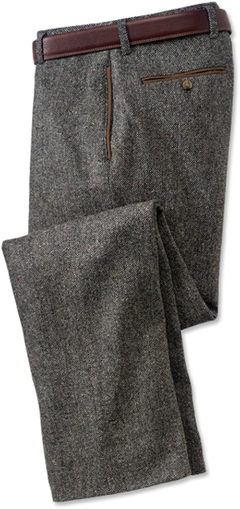 Orvis County Donegal Tweed Pants, Charcoal at Amazon Men’s Clothing store