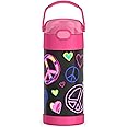 Amazon.com: THERMOS FUNTAINER Water Bottle with Straw - 12 Ounce - Kids Stainless Steel Vacuum ...
