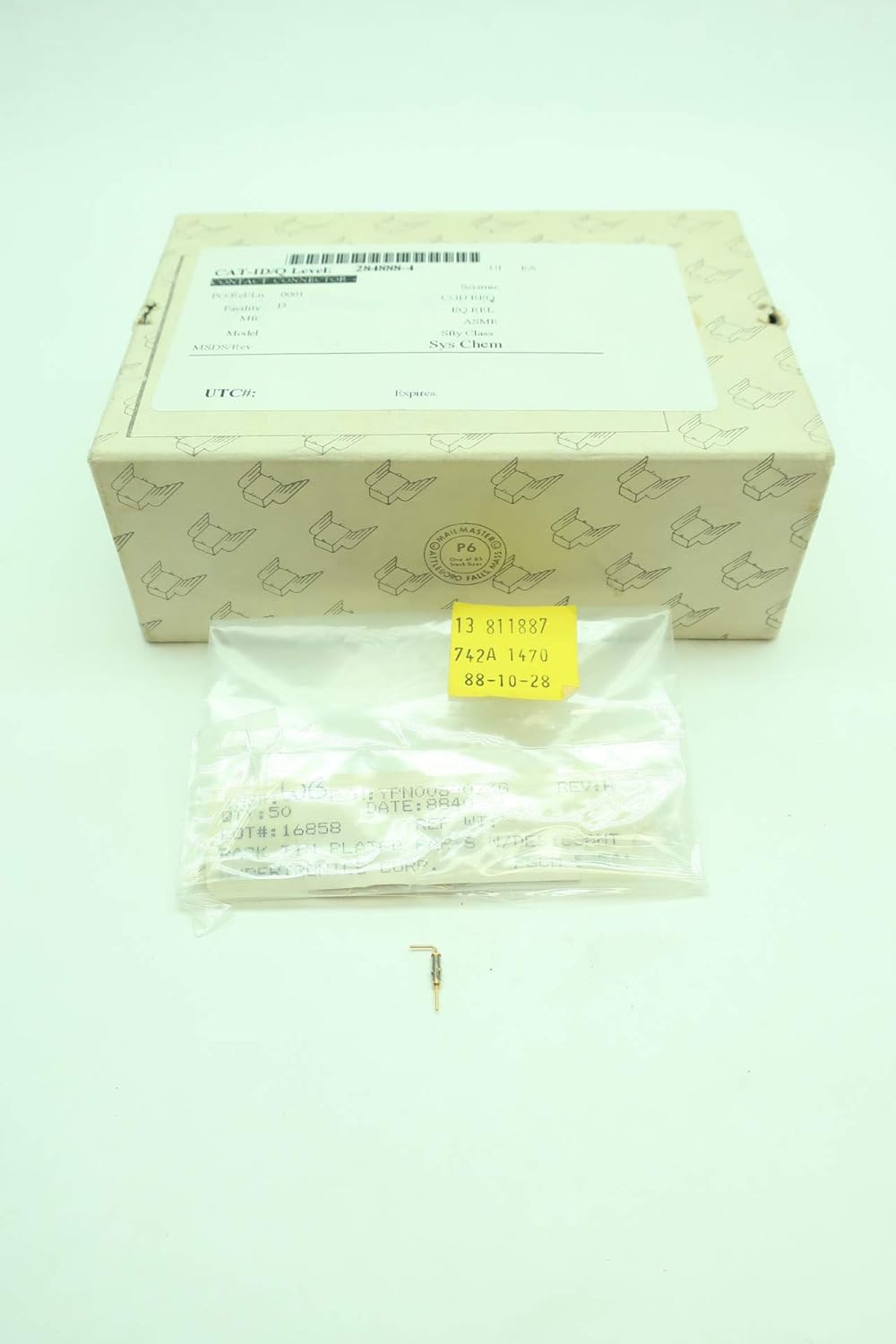 Box of 48 New HYPERTRONICS YPN006-023G TIN Plated Connector PINS ...