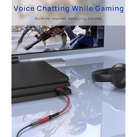 Mua JSAUX USB to 3.5mm Jack Audio Adapter, TRRS 4-pole Stereo External ...