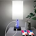 COZOO 3 Way Dimmable Touch Bedside Table Lamp with 3 USB Charging Ports ...