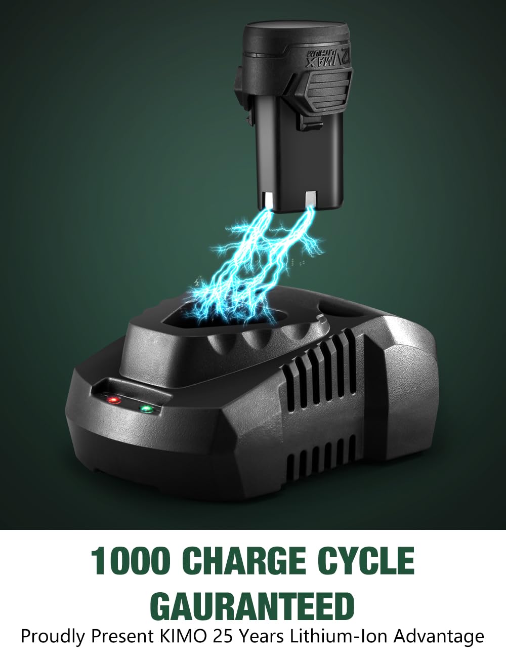 Mua KIMO Cordless Electric Ratchet Wrench Set, 40 Ft-lbs, 400 RPM, 12V ...