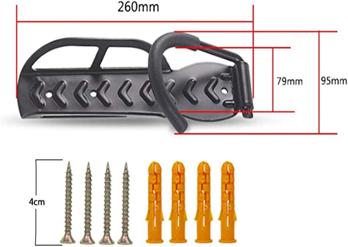 JINMIN Vertical Wall Mounted Bicycle Storage Hanging Hooks – Bicycle ...