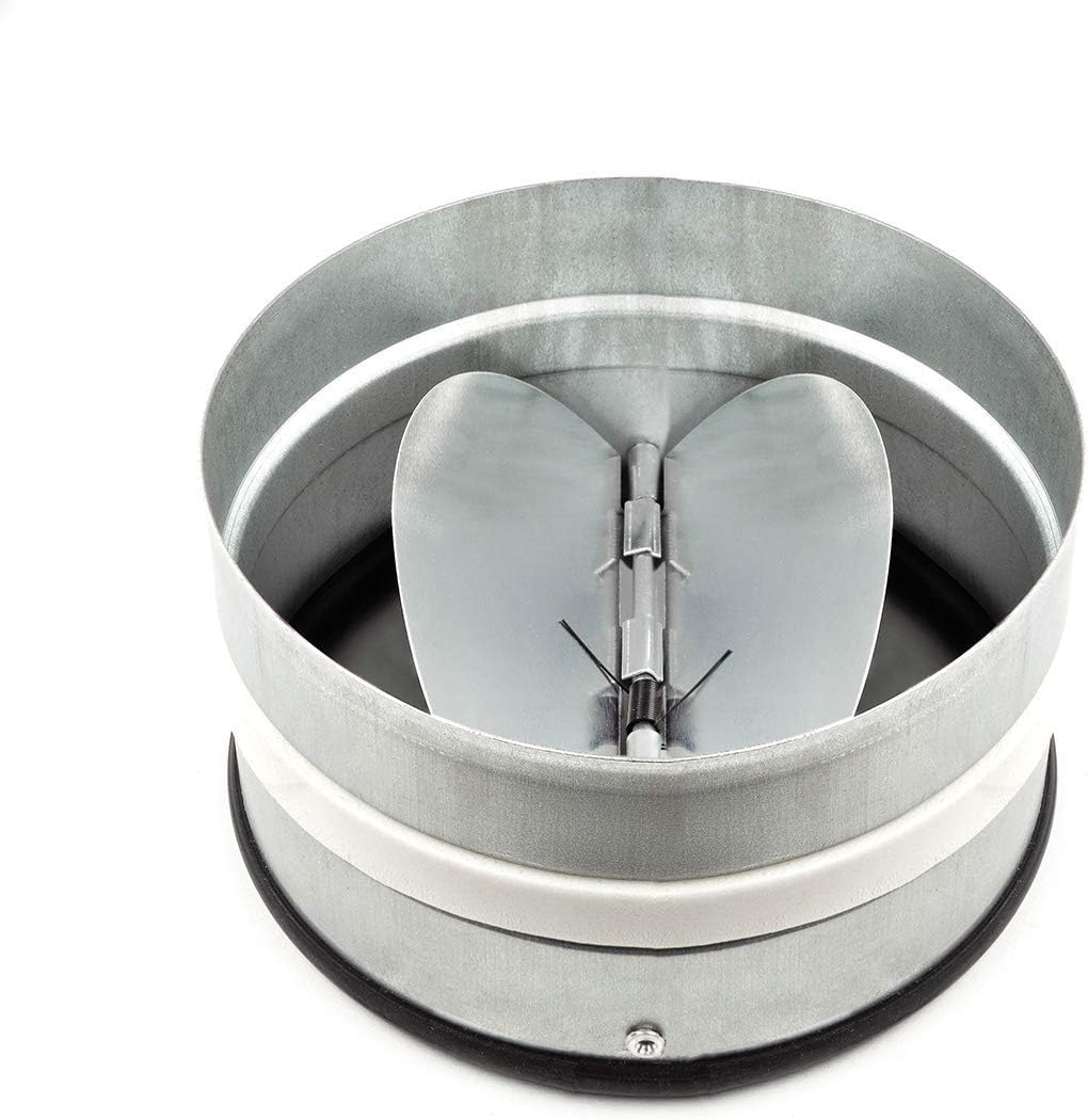 neverest RKI 160 mm Backdraught Shutter Insertable Vent with Rubber Seal – BigaMart