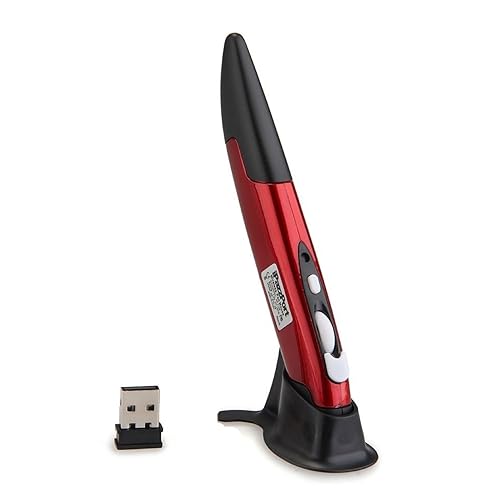 CestMall 2.4GHz USB Wireless Optical Pen Shaped Mouse Adjustable 800 ...