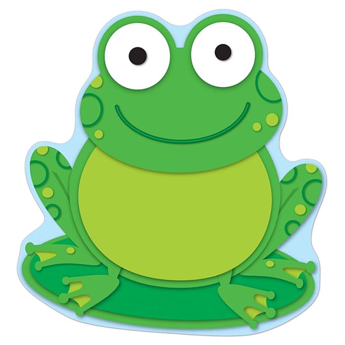 Buy Carson Dellosa 36 Piece Frog Bulletin Board Cutouts, Colorful Frogs ...