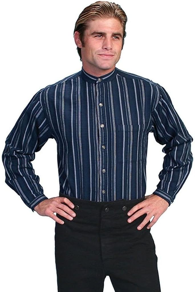 Victorian Men's Shirts- Wingtip, Gambler, Bib, Collarless