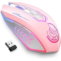 Amazon.com: UHURU Gaming Mouse, Wireless Gaming Mouse with 6 Buttons 7 ...