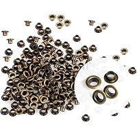 Amazon.com: CRAFTMEMORE 2MM Hole 200PCS Tiny Grommets Eyelets Self ...