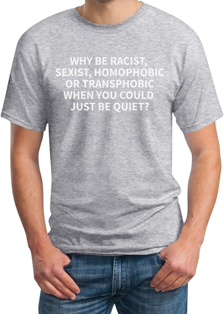 Why be Racist Sexist Homophobic LGBT Shirt Pride Clothes Herren T-Shirt ...