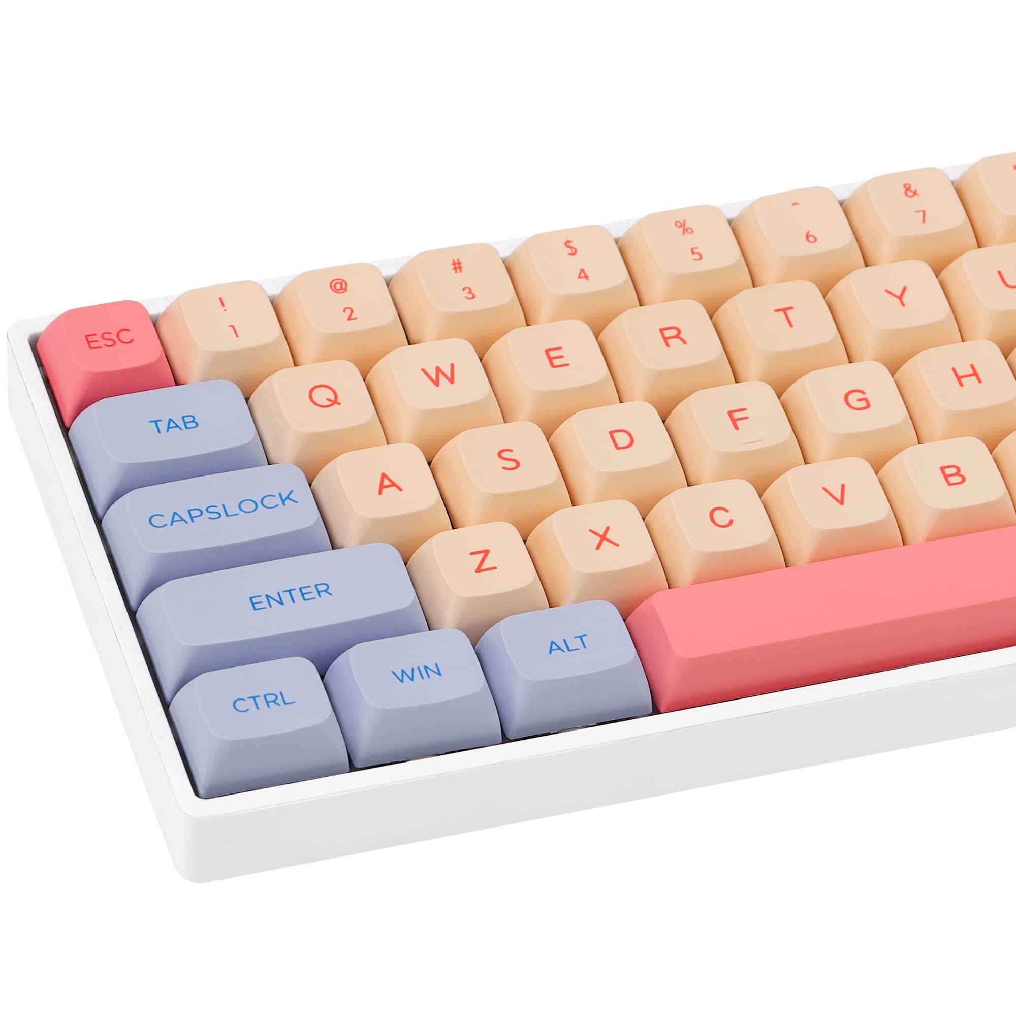 Mua Fogruaden PBT Keycaps 132 Keys Marshmallow Keycaps Set, XDA Profile ...