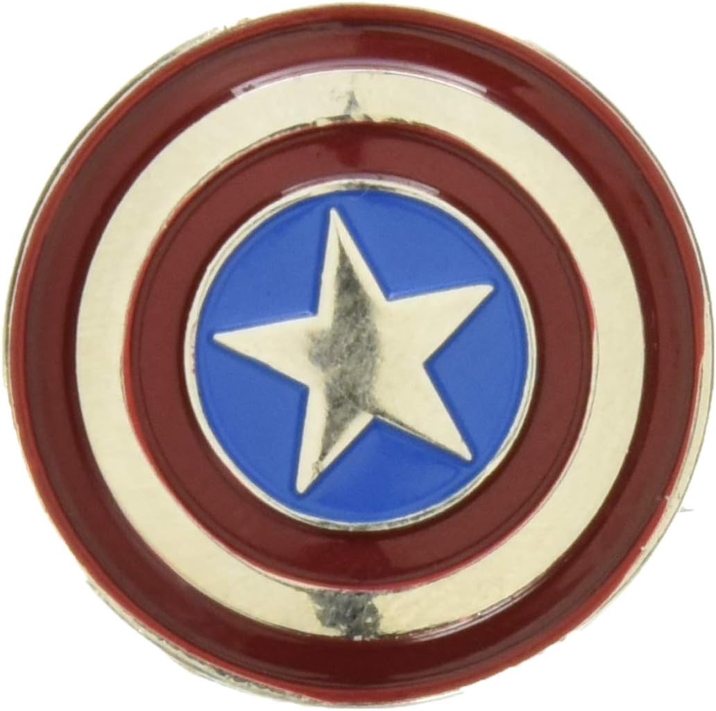 Amazon.com: Marvel Captain America Colored Pewter Lapel Pin: Toys & Games