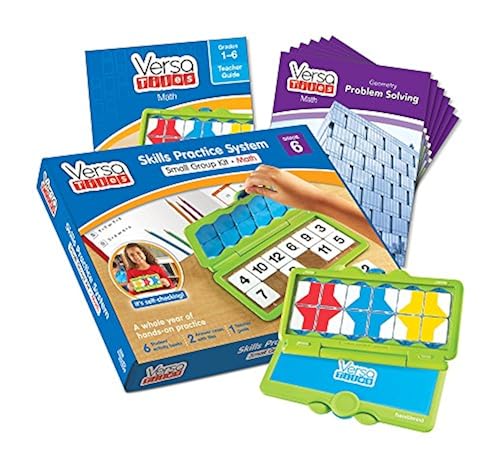hand2mind VersaTiles Math an Engaging Puzzle Game Kit for Kids (Grade 6 ...