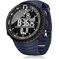 Amazon.com: PALADA Men's Digital Sports Watch Waterproof Tactical Watch with LED Backlight ...