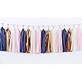 Amazon.com: 4Pack 20Pcs 14 inch Navy Pink Rose Gold Ivory Tassel ...