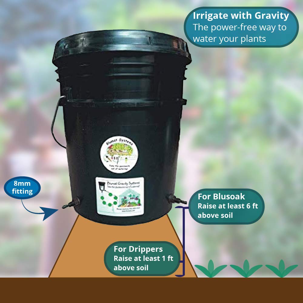 Mua Water Reservoir | 5-Gallon Bucket w/Lid & Bulkhead Fittings ...