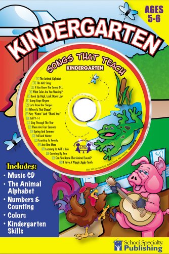 Kindergarten Sing Along Activity Book with CD: Songs That Teach ...