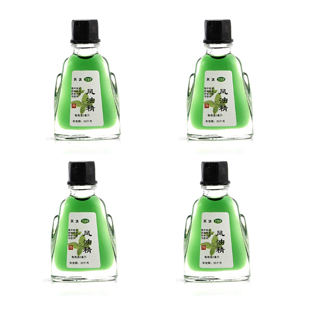 Healifty Essential Balm Oil Feng You Jing 4Pcs Chinese Medicated Oil ...