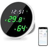 Amazon.com: Govee WiFi Thermometer Hygrometer H5051, Bluetooth Indoor Temperature Humidity ...