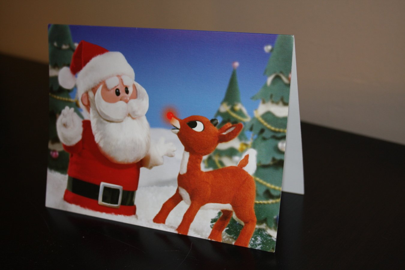 Amazon.com : Rudolph the Red-nosed Reindeer with Santa Christmas ...