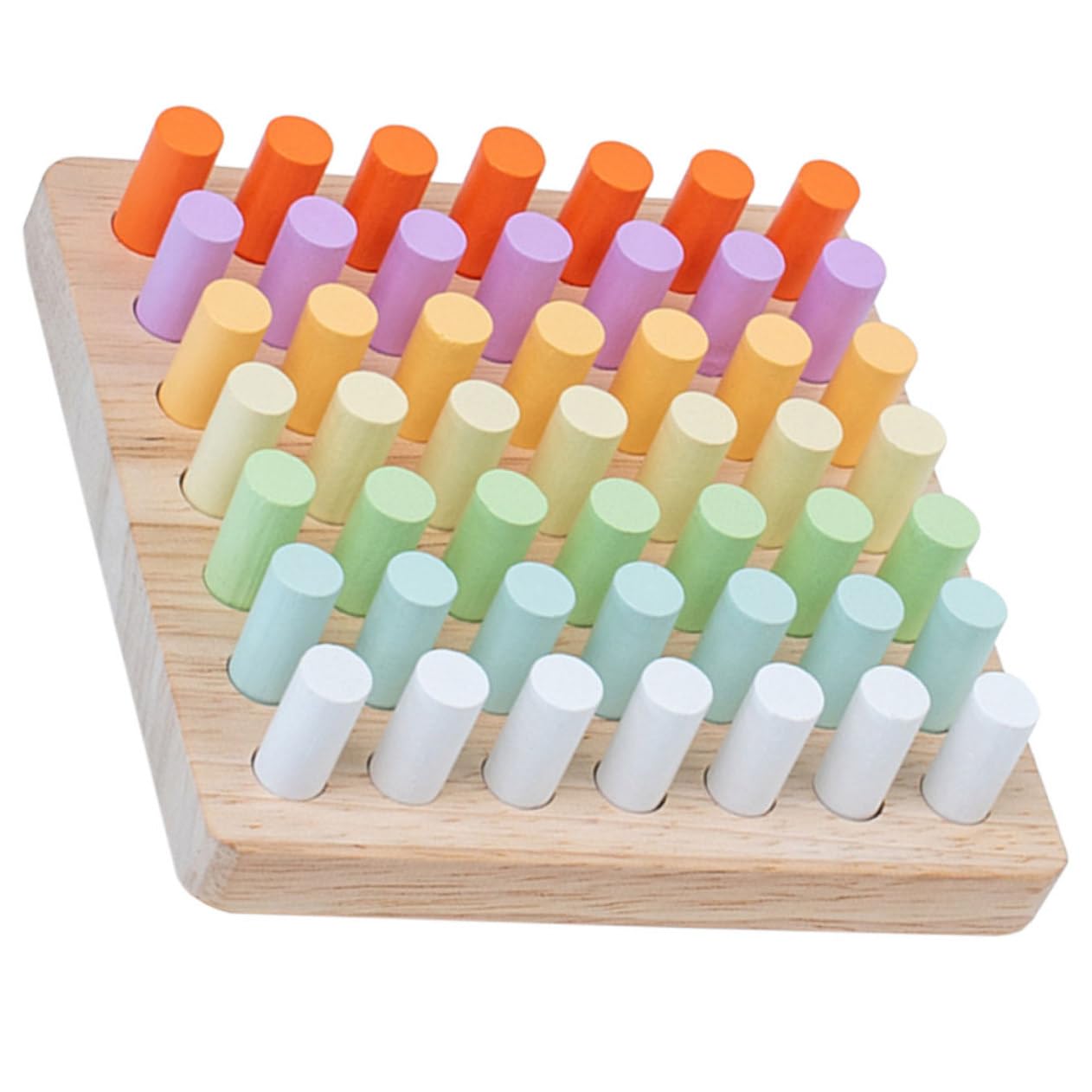 Mua 1 Set Sensory Toy Color Sorter Puzzle Color Pegboard Toy Waldorf ...
