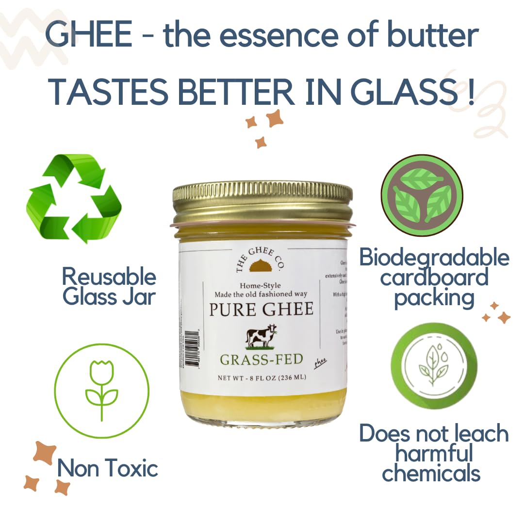 Mua The Ghee Co, Grass fed Ghee, 8 oz, Non GMO,Kosher and Halal, Paleo ...