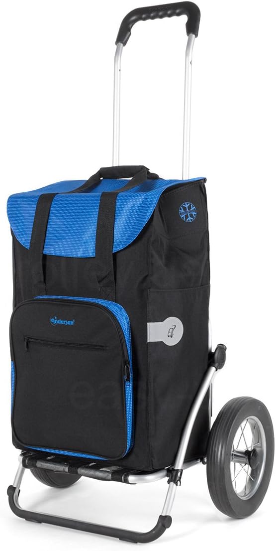 Andersen shopping trolley Royal Wismar black Aluminium frame with metal ...