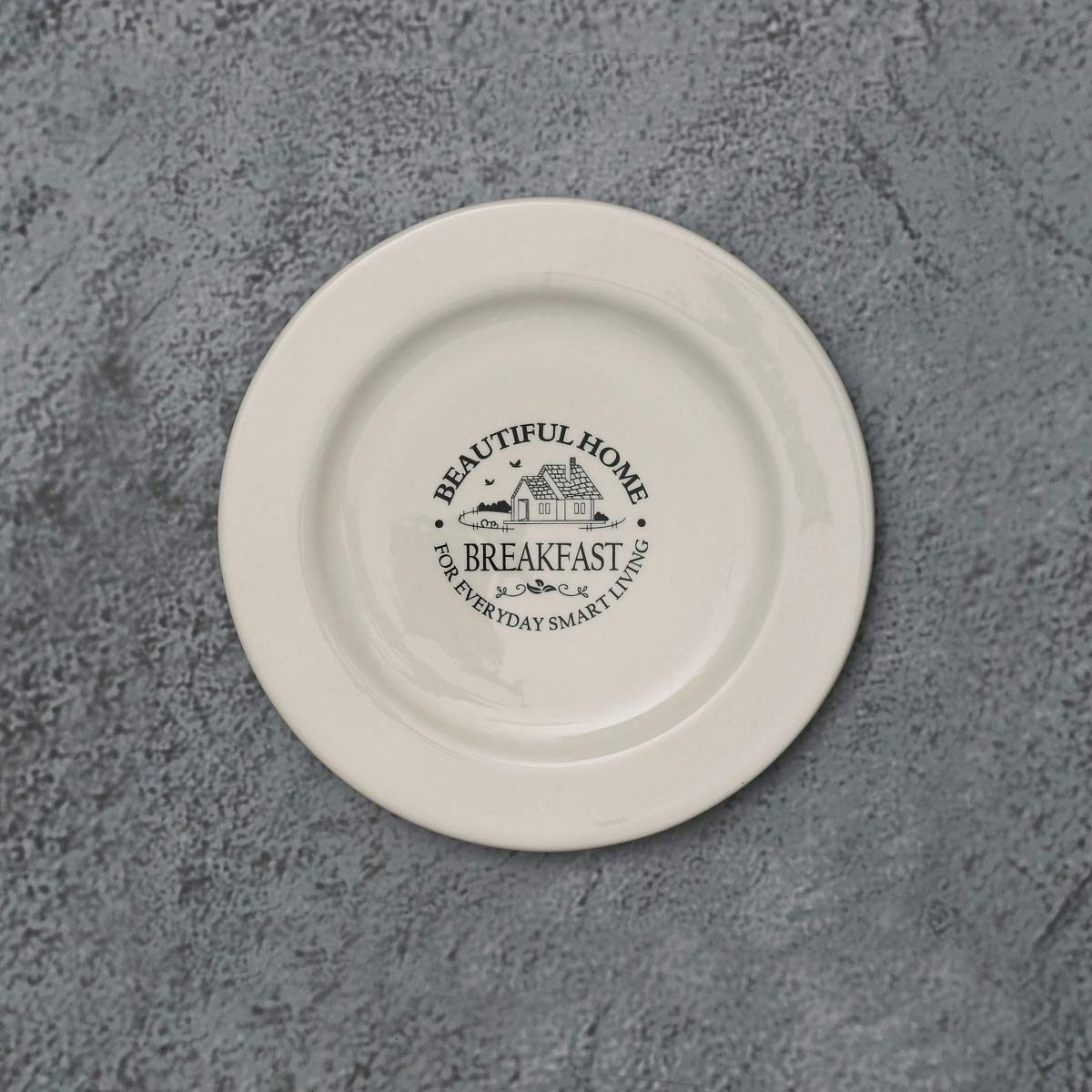 Buy Home Centre Beautiful Home Breakfast Plate - Beige Online at Low ...