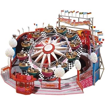 Amazon.com: Faller 140316 Merry Go Round HO Scale Building Kit: Toys ...