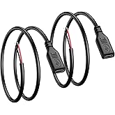 Amazon.com: PNGKNYOCN USB C Pigtail Cable，0.5M 5V USB Type C Male Plug to 2 Pin Bare Wire ...