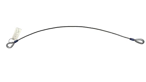 Kennedy Wire Rope & Sling Co. 5/16" x 12' Single Leg Wire Rope Sling w ...