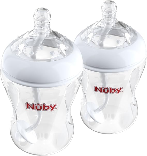 Nuby Anti Colic Baby Bottles, Reduce Reflux by Upright Feeing: Amazon.co.uk: Baby