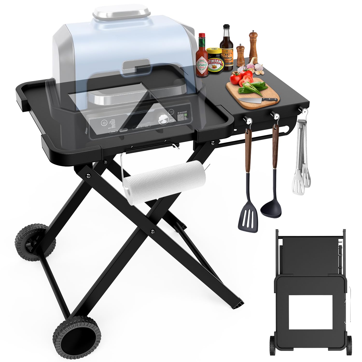 Pariplus Grill Stand for Ninja Woodfire OG700/OG800/OG900 Series, Pro ...