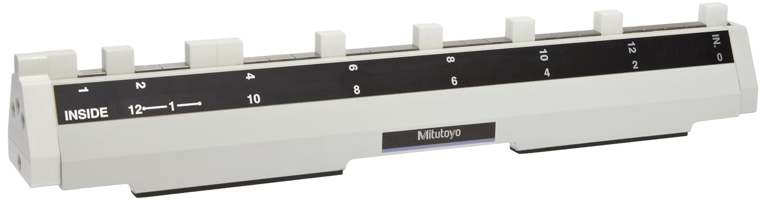 Mitutoyo 515-565 Caliper Checker Calibration Standard, 1" to 12" Range ...