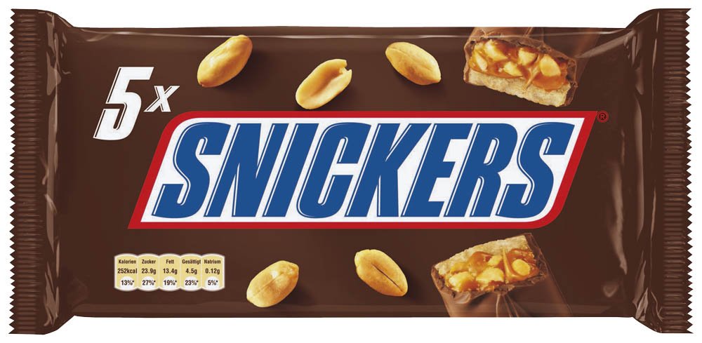 Amazon.com : Snickers Riegel 5 x 50 g : Candy And Chocolate : Grocery ...