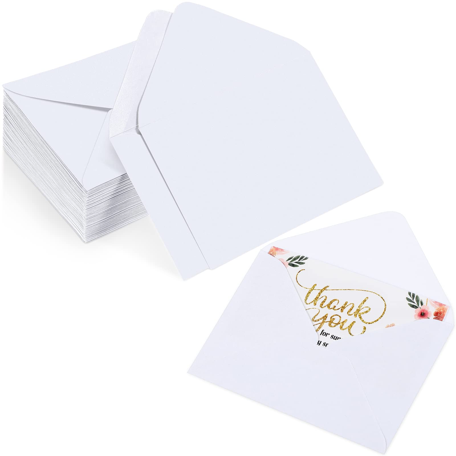 Yahenda 200 Count Mini Gift Card Envelopes Bulk Wedding Pocket Small ...