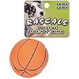 Amazon.com: Coastal Pet Rascals 2.5" Latex Basketball Dog Toy with ...