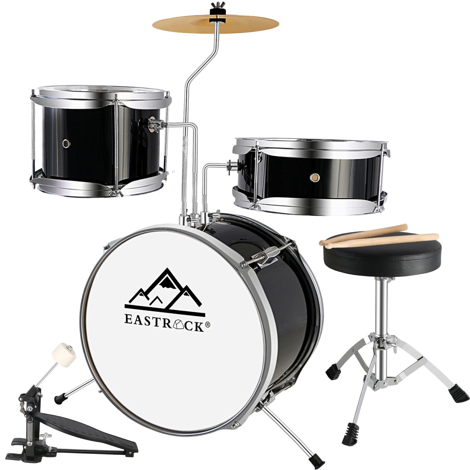 Mua EASTROCK Drum Set, 3 Piece 13'' Drum sets for Drummer,Beginner,The ...