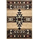 Amazon.com: Rustic Lodge, Southwestern 2x3 Area Rug, 26"x39" Multi 7611 ...