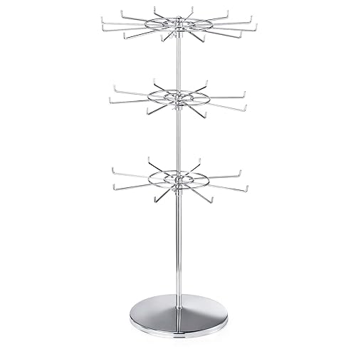 Polmart Heavy Duty Adjustable 3-Tier Countertop Spinner Display Stand ...