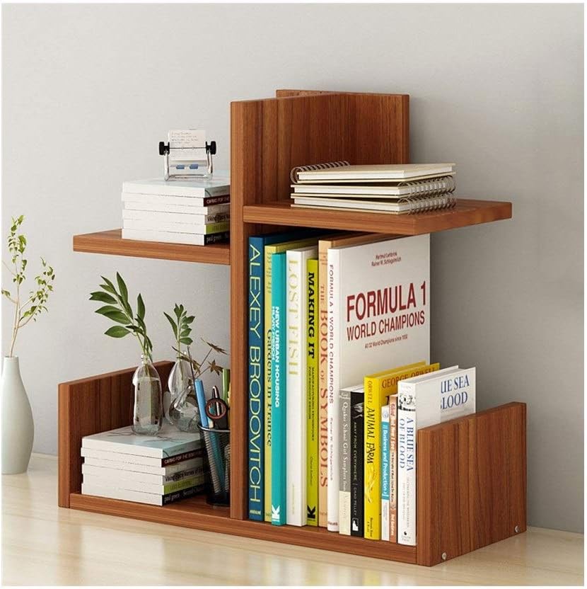 LILI-SM 2-Tier Simple Desktop Storage Rack, Desktop Organiser Office ...