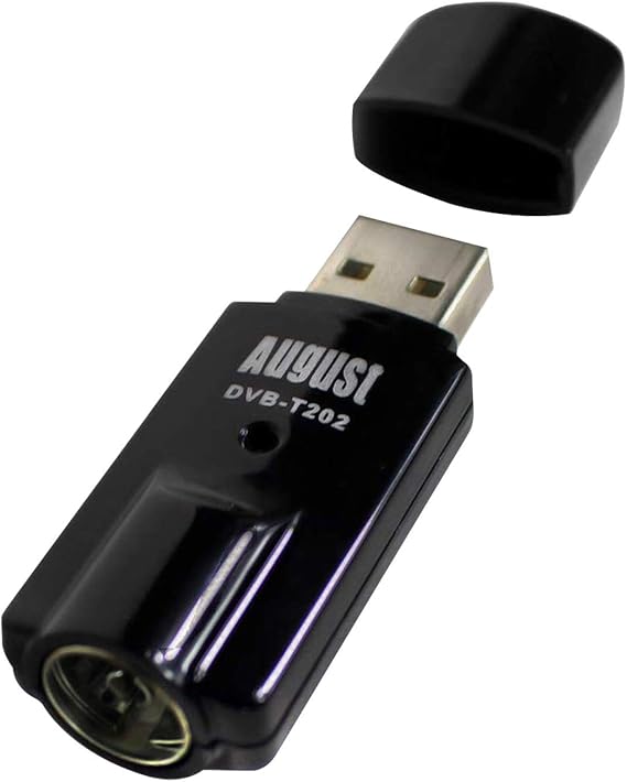 August USB Freeview TV Tuner Stick DVB-T202 – Watch TV on Your PC - No ...
