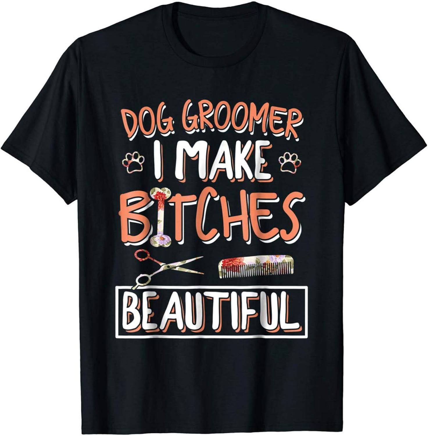 Men s Floral Dog Groomer T Shirt Clothing Dog Pet Grooming Gift Shirt Men s Floral Dog Groomer T Shirt Clothing Dog Pet Grooming Gift Shirt