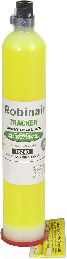 Robinair 16240 Tracker Universal A/C Fluorescent Dye, Leak Detection ...