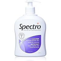 Amazon.com: Spectro Jel Cleanser 500ml (17 Fl.oz.) Pump (For Blemish ...