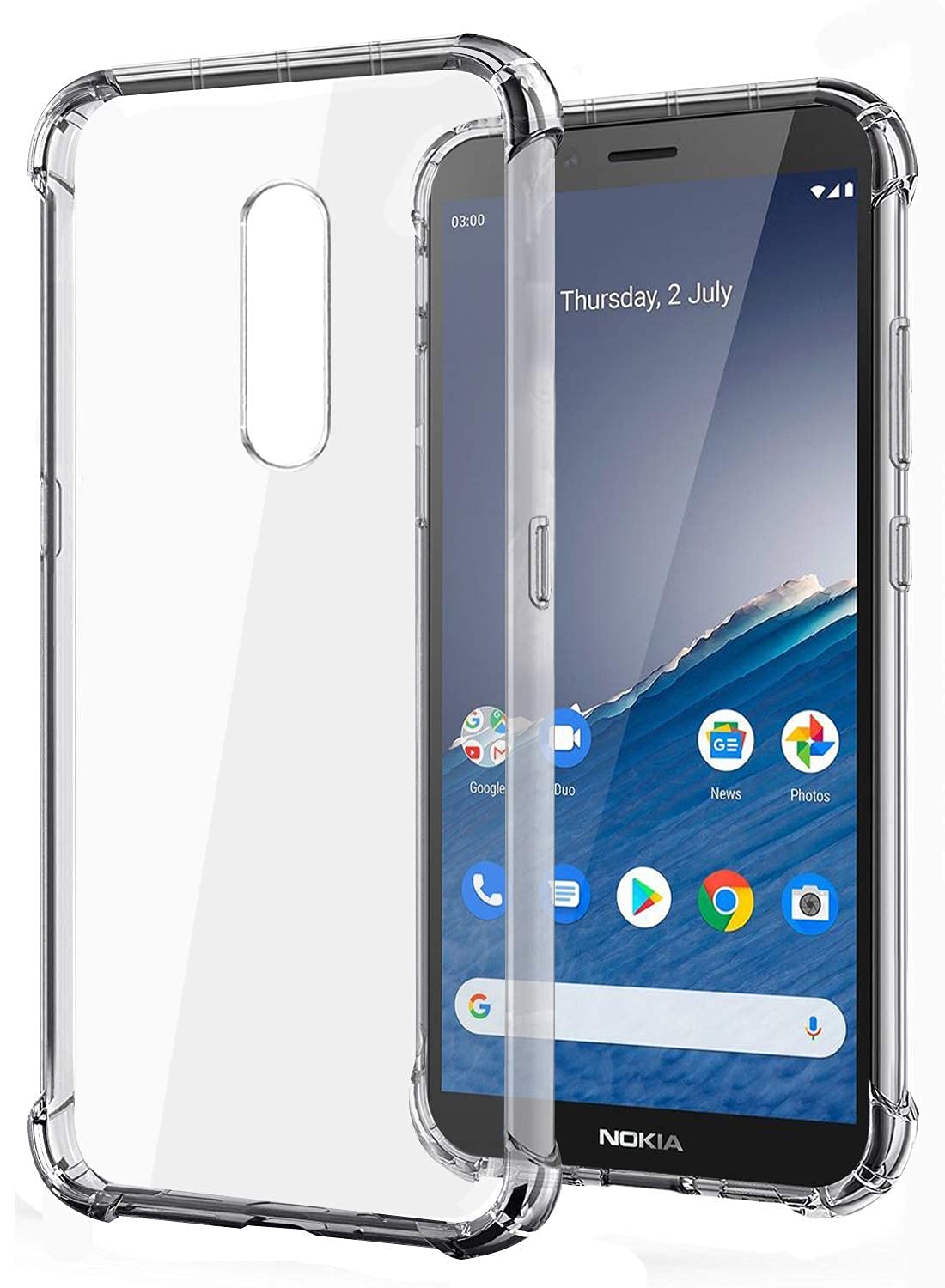 Back Cover for Nokia C3 Case Cover [Protective + Anti Shockproof CASE ...